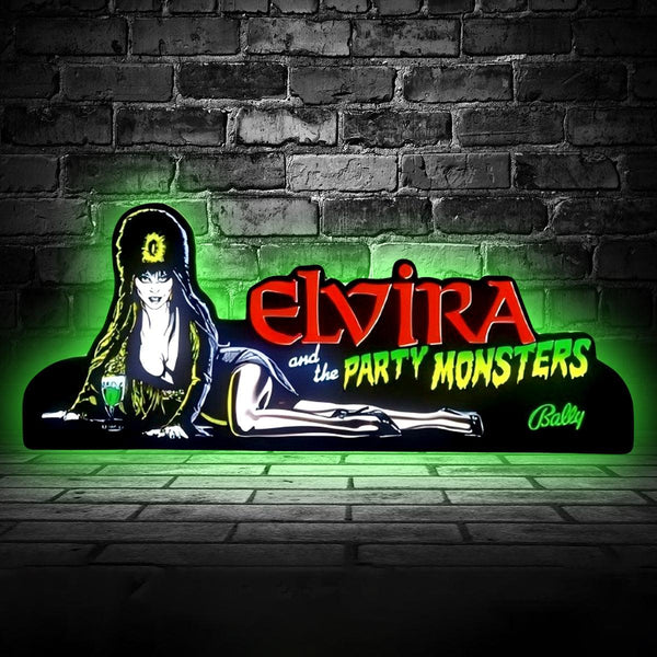 Elvira's Party Monsters 3D Printed Topper LED Lightbox USB Dimmer, Pinball Arcade Decor – FYLZGO ...