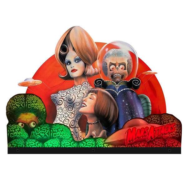 Attack From Mars Arcade Topper 3D Acrylic LED Topper, For Arcade Game ...