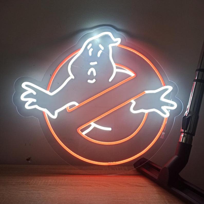 Stay Puft Ghostbusters Marshmallow man neon led light fanmade - Ghost ...