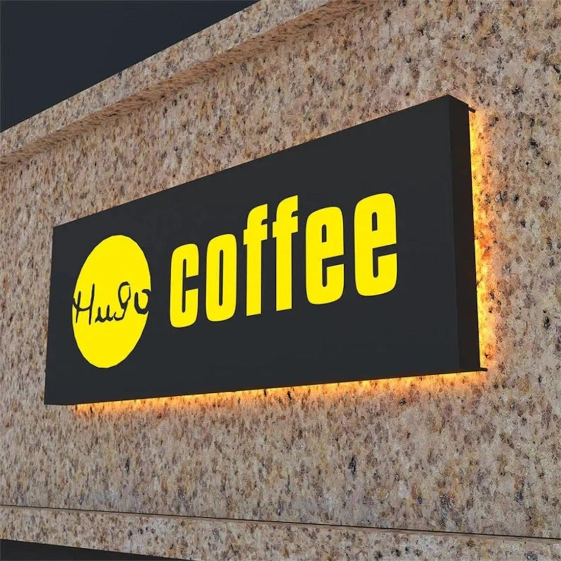 Outdoor LED Light Box, Advertising Round Light Boxes, Coffee Shop Res ...