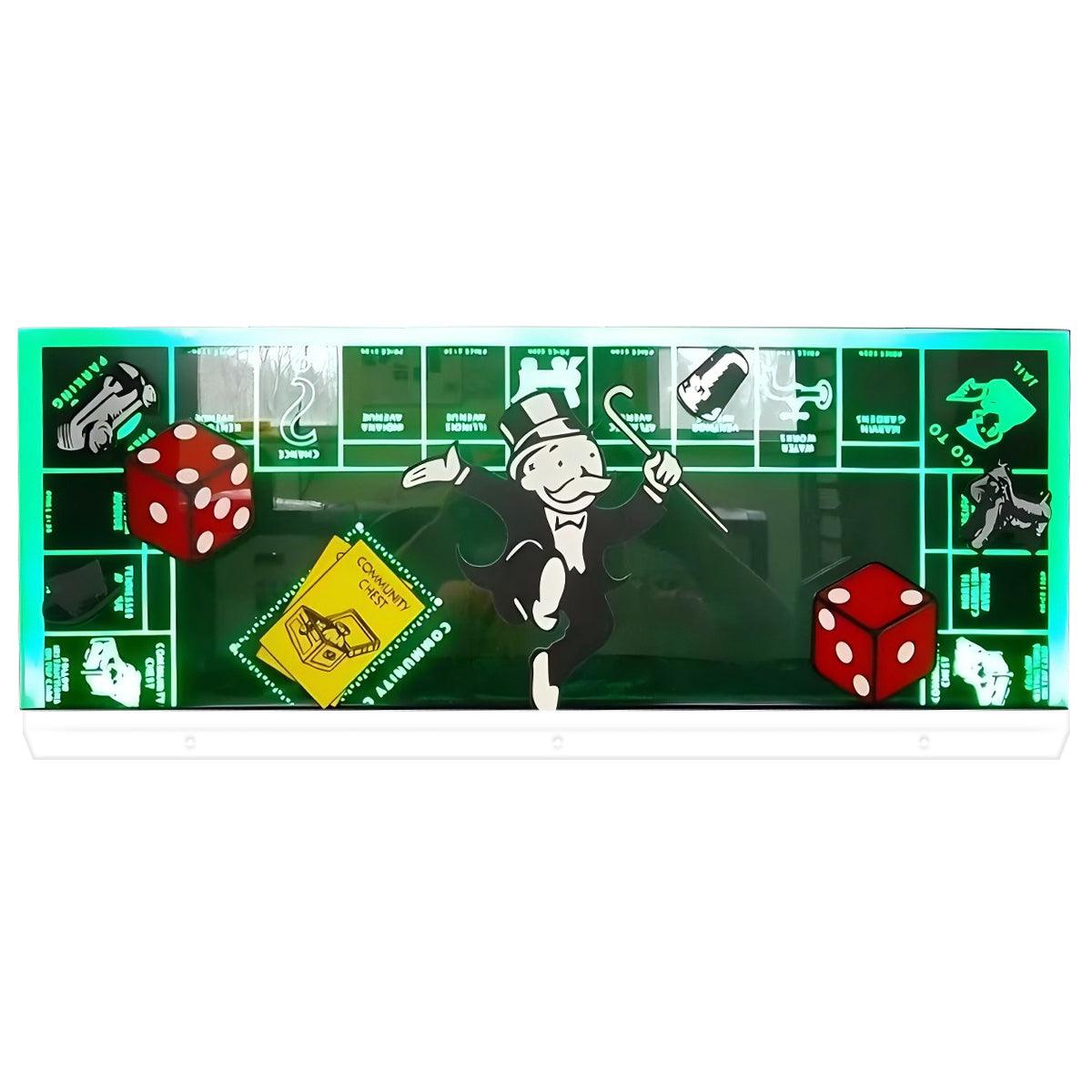 Monopoly Topper Pinball Machine 3D Acrylic LED Topper, for Pinball Mac ...