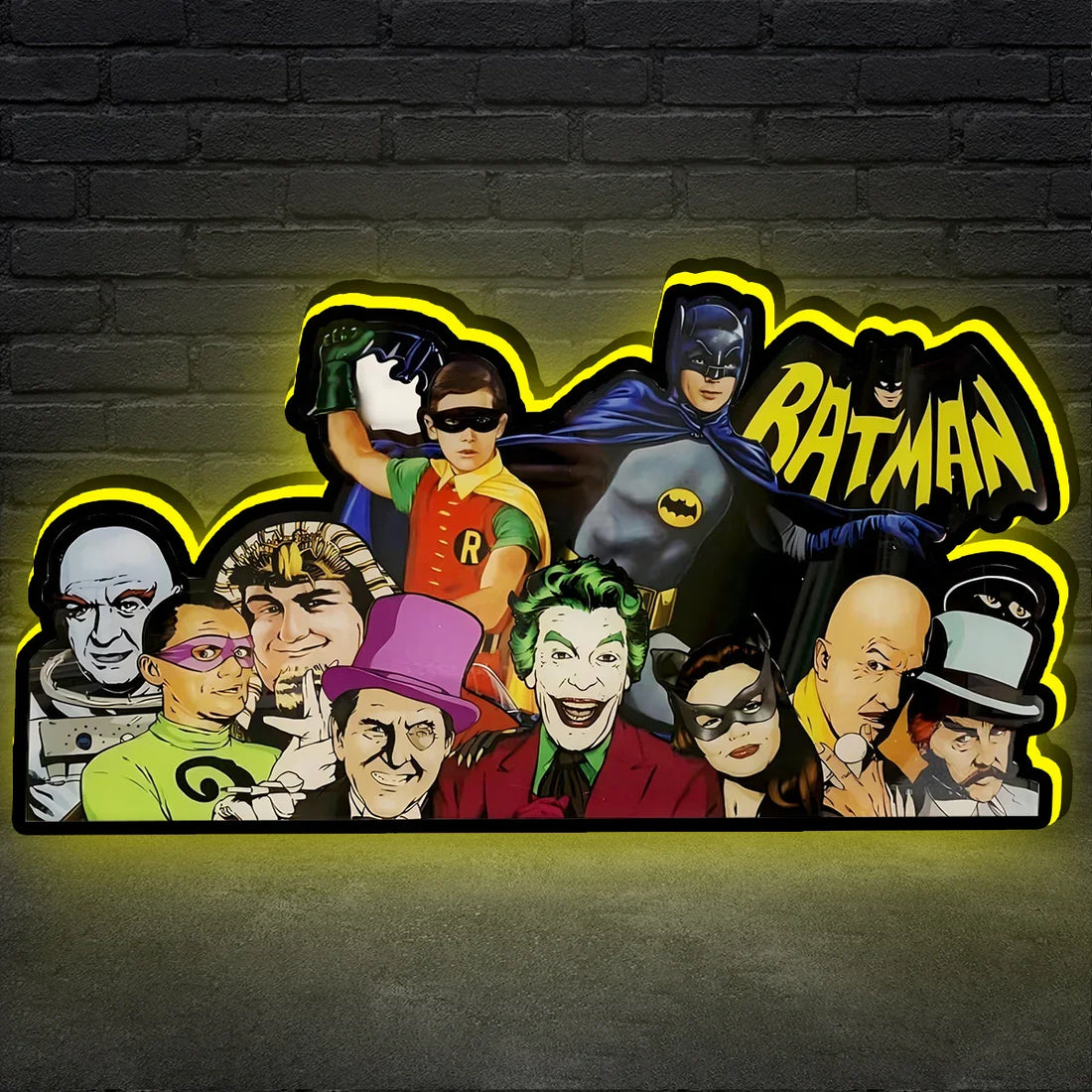 Batman Pinball Topper 3D Printed Lightbox, Arcade Pinball Machine Acce ...