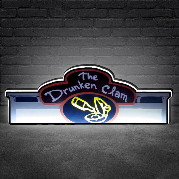 The Drunken Clam Logo Led lightbox for Pinball Machine, 3D Printed Lig ...