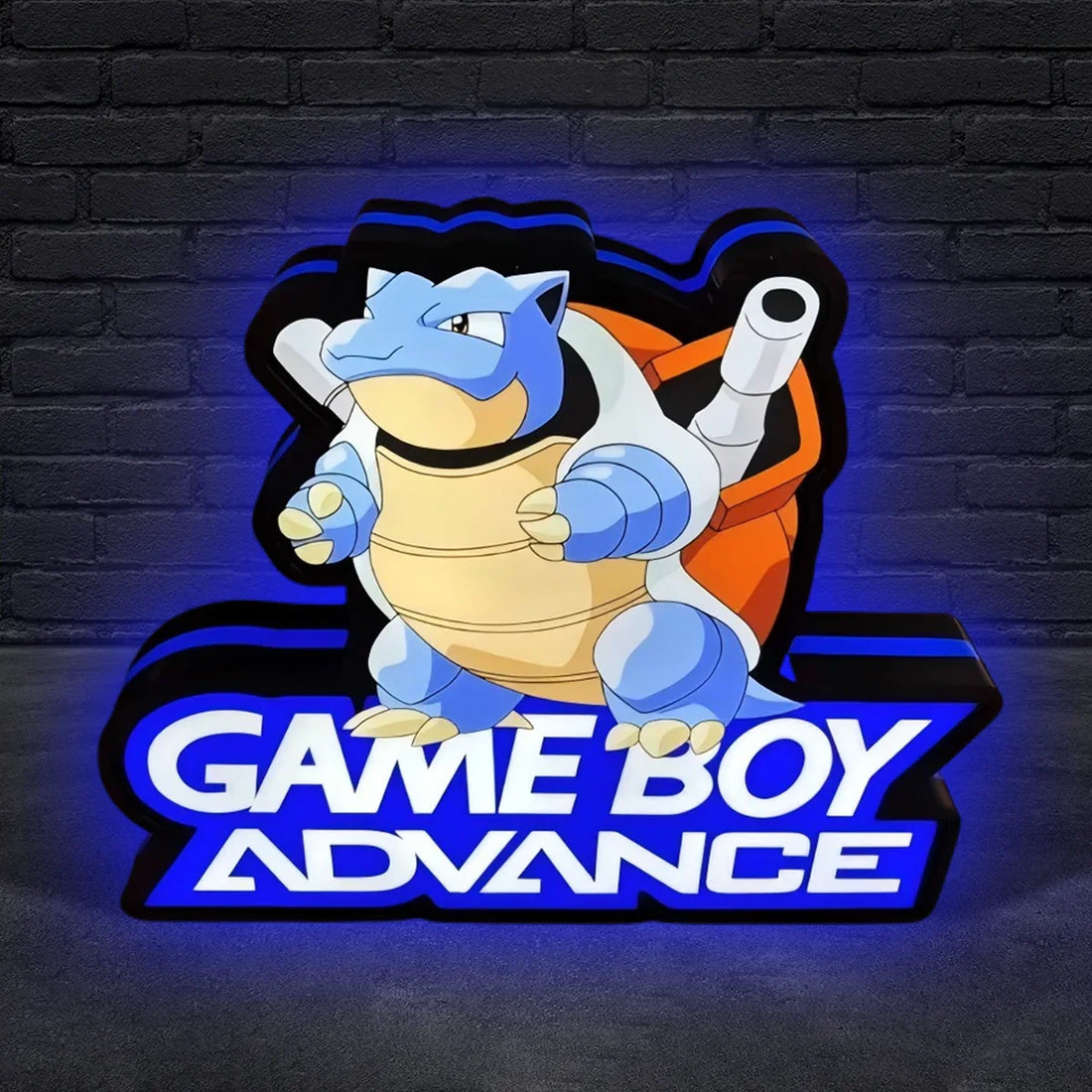 Gameboy advance Pokemon Blue Version LED Light Box, Perfect for Game R ...