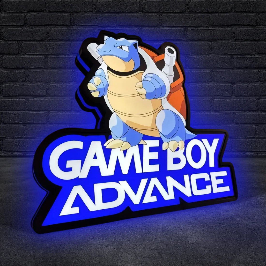 Gameboy advance Pokemon Blue Version LED Light Box, Perfect for Game R ...