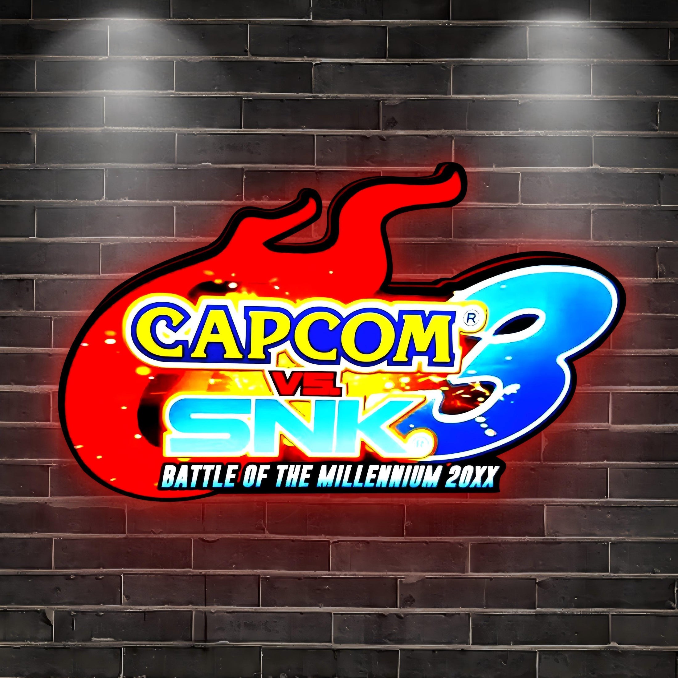 SNK vs. Capcom, Classic Arcade LED Light Box – FYLZGO Signs