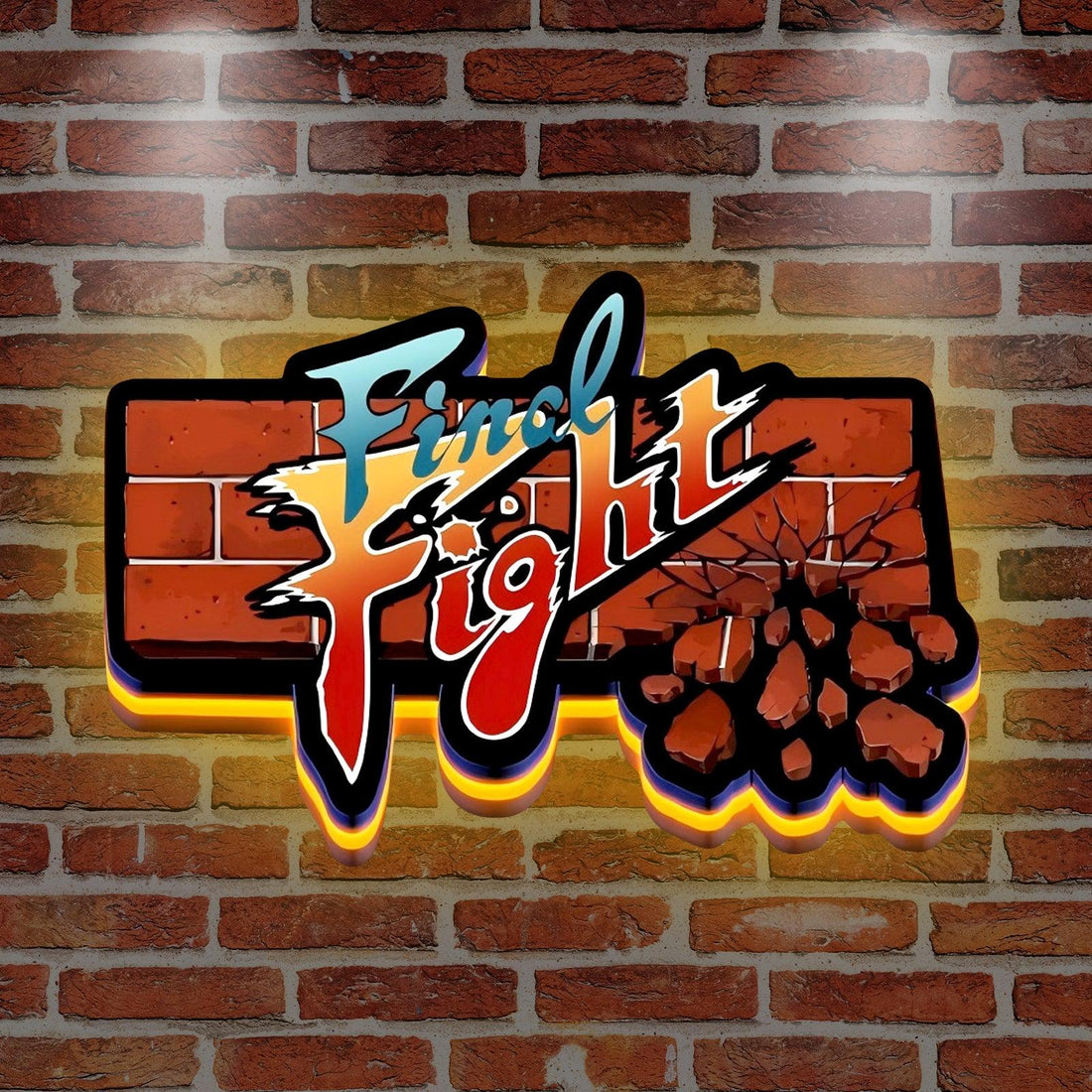 Final Fight 3D Printed LED Lightbox – FYLZGO