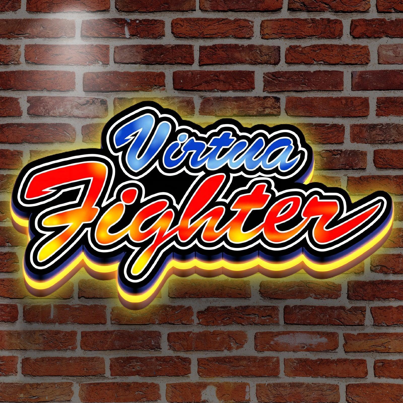 VF Virtua Fighter 3D Printed LED Lightbox Game Lightbox – FYLZGO