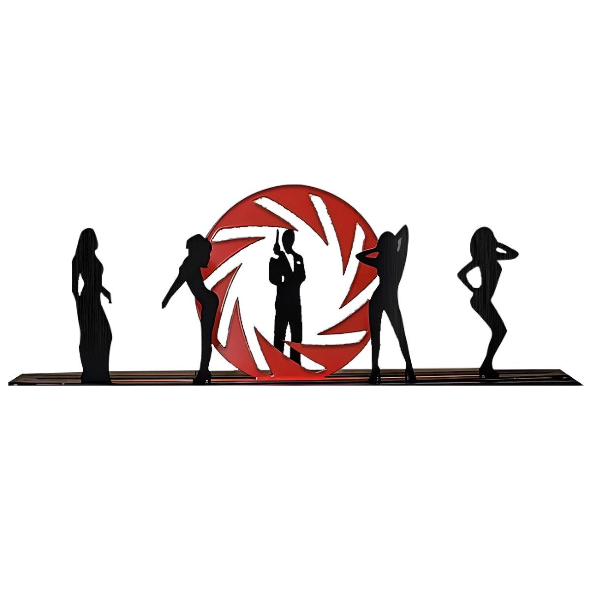 007 James Bond Pinball Pinball Silhouette Topper – FYLZGO Signs