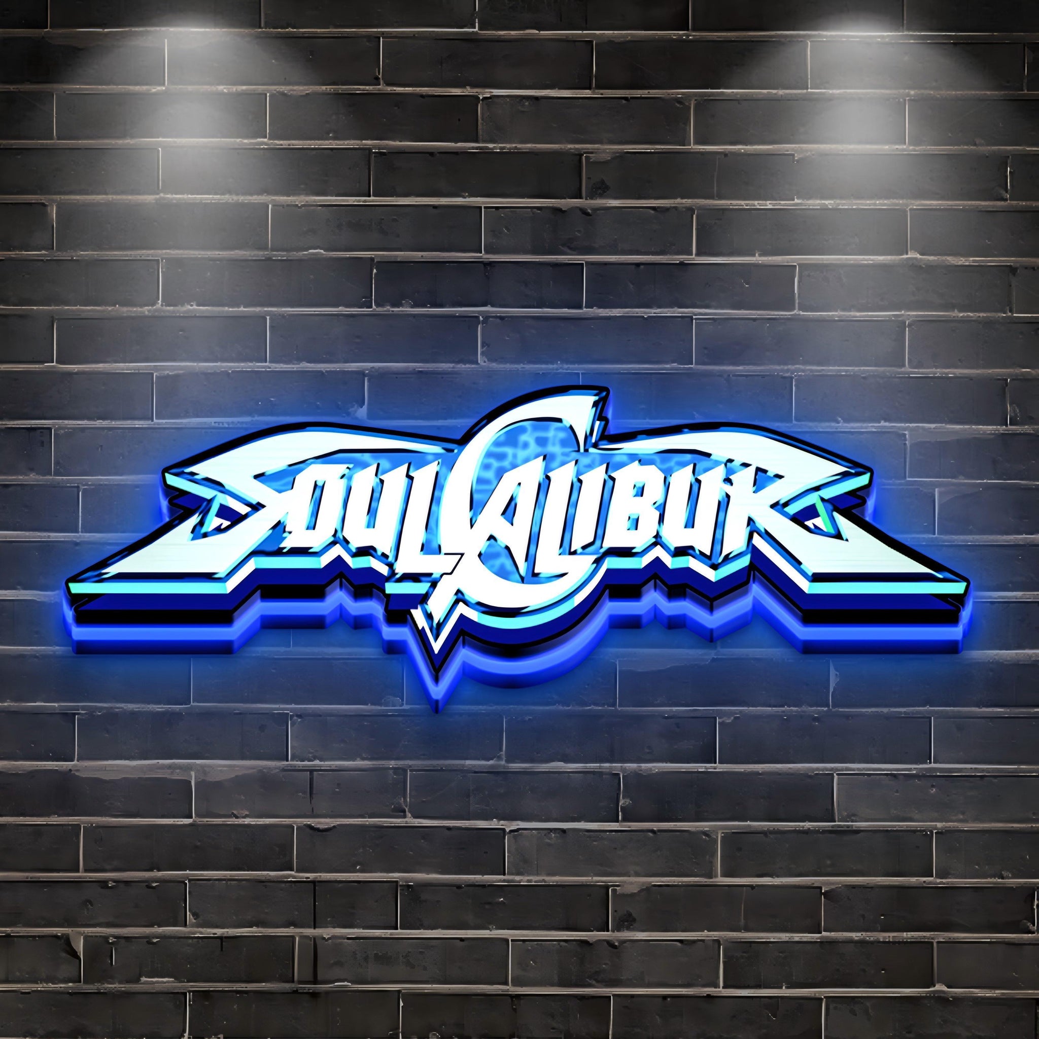 Soul Calibur 3D Printed LED Lightbox for Gaming Room Decor – FYLZGO Signs
