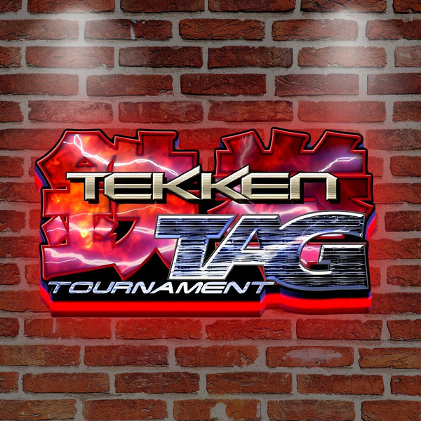 Tekken 3 Tag Tournament 3D Printed LED Lightbox – FYLZGO Signs