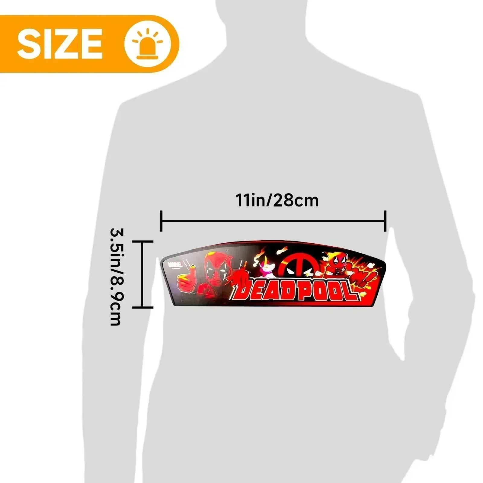 New Arrival Deadpool Pinball LED Lightbox, Deadpool Pinball Topper, Di ...