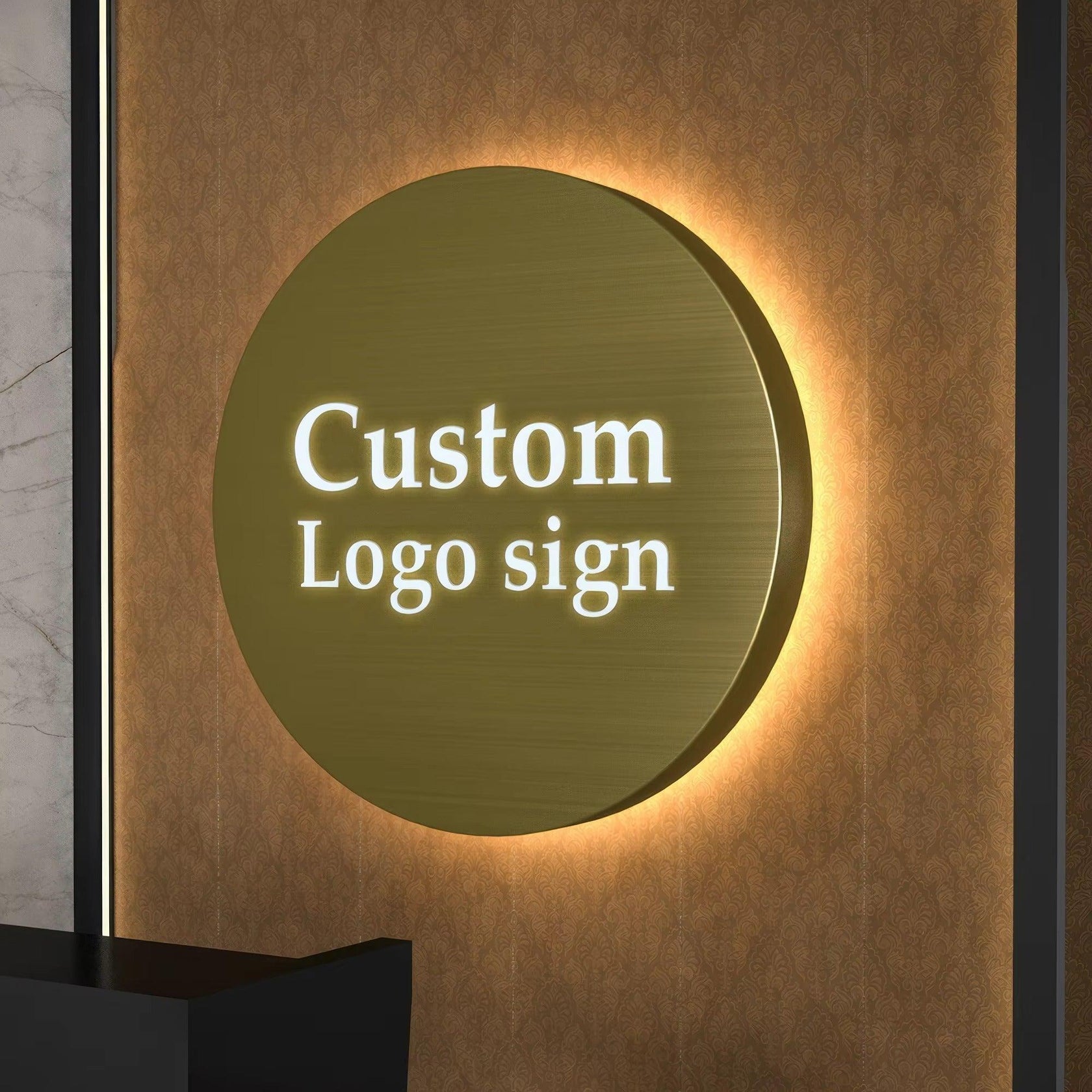 Outdoor LED Light Box, Advertising Round Light Boxes, Coffee Shop Res ...