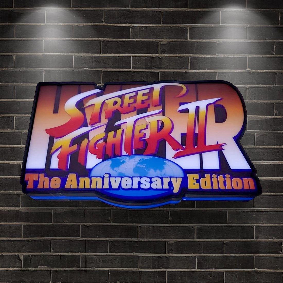 Street Fighter II The Aniversary Edition 3D Printed LED Lightbox for G ...