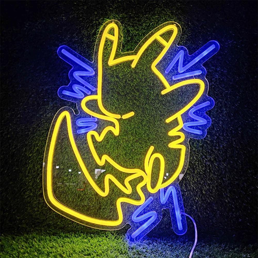 Pokemon Pikachu Neon Sign LED Decoration for Bedroom – FYLZGO Signs