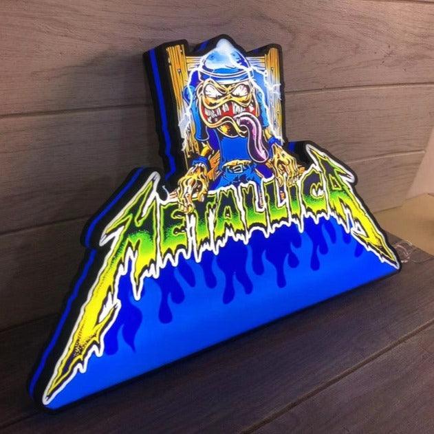 Rock Band 3D Printed Topper Lightbox, USB plug Dimmer, For Metallica ...