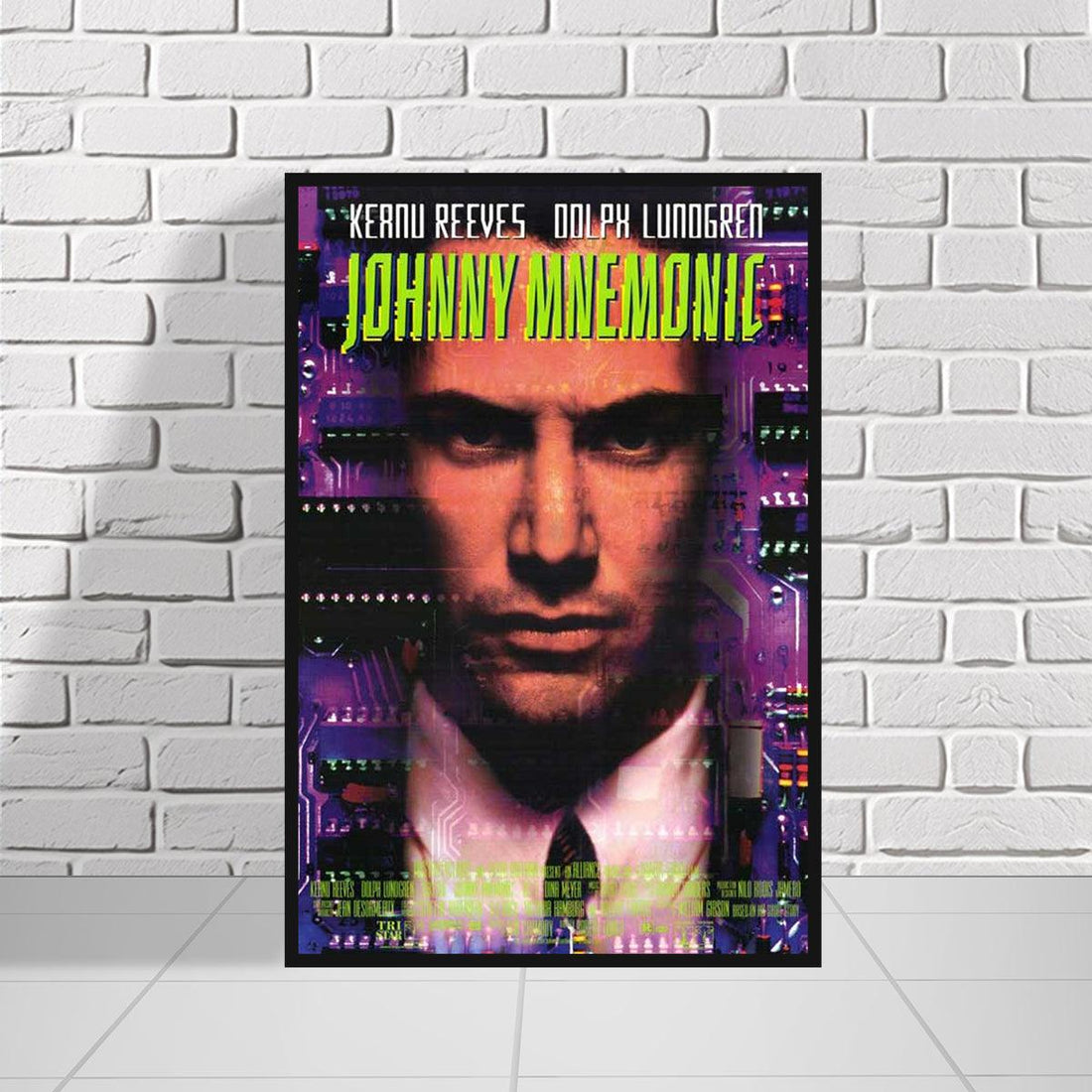 Johnny Mnemonic Movie Poster LED Light Box (LED Light Box) Complete ...