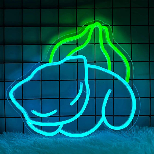 Pokemon Bulbasaur Neon Sign Cartoon Design Gift for Kids – FYLZGO Signs