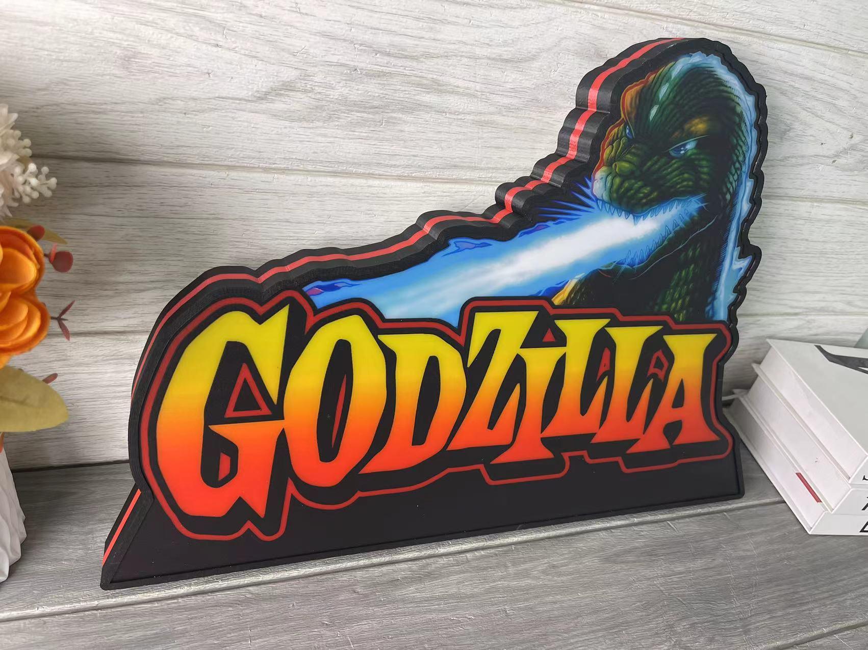 Godzilla Pinball Topper LED Light Box Dimmer Enhance Your Pinball Expe ...