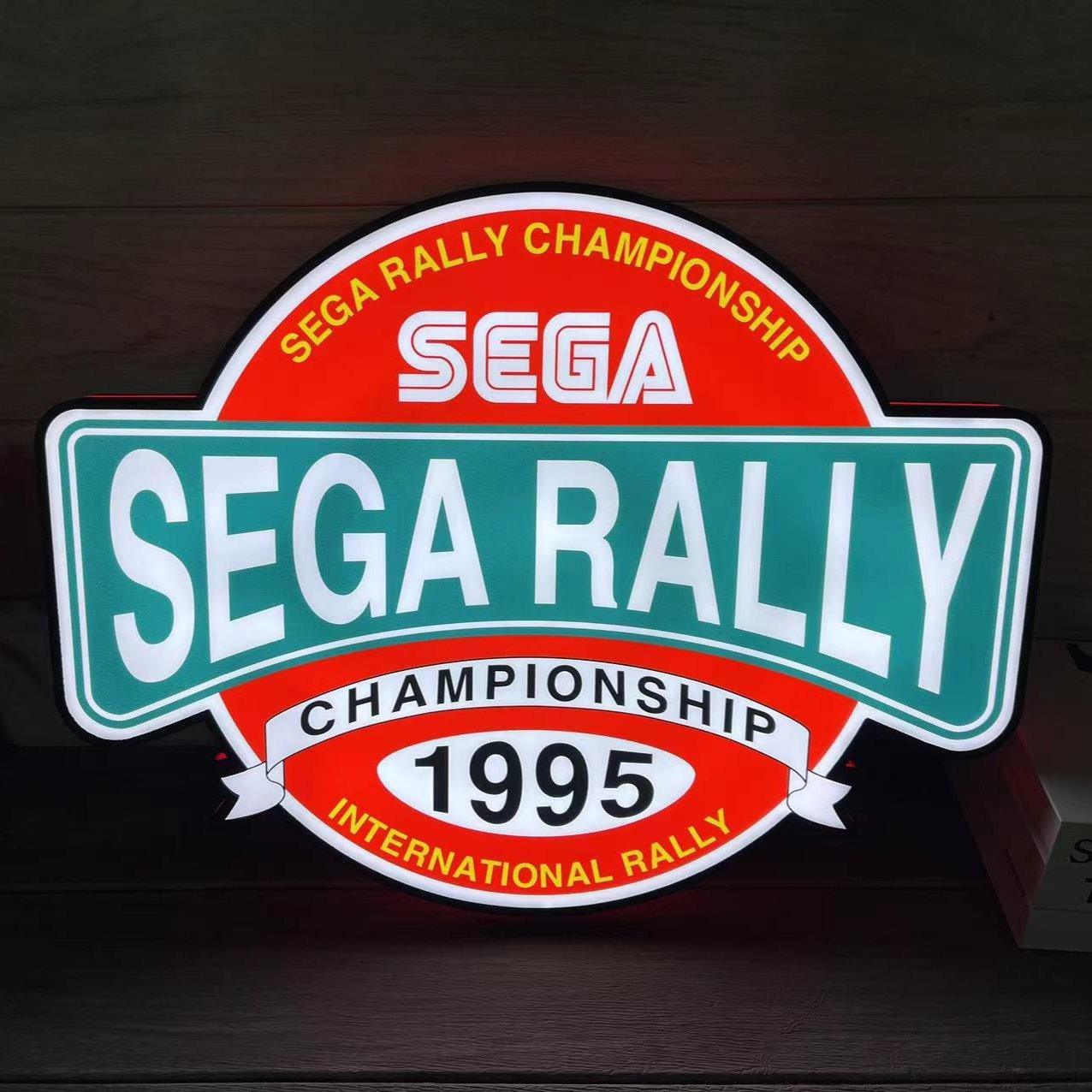 SEGA Rally Championship 1995 Logo 3D LED Light Box – FYLZGO Signs