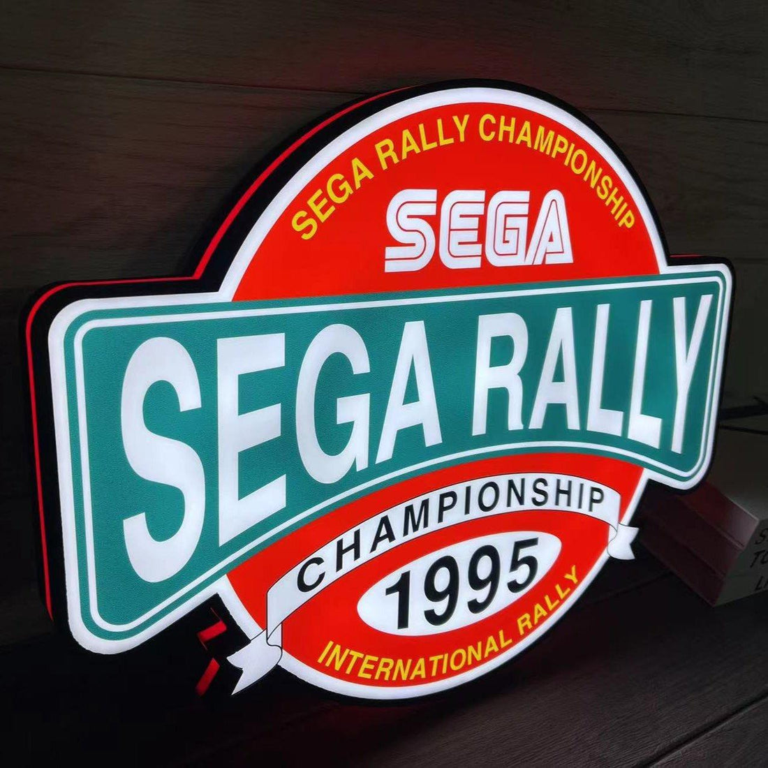 SEGA Rally Championship 1995 Logo 3D LED Light Box – FYLZGO Signs