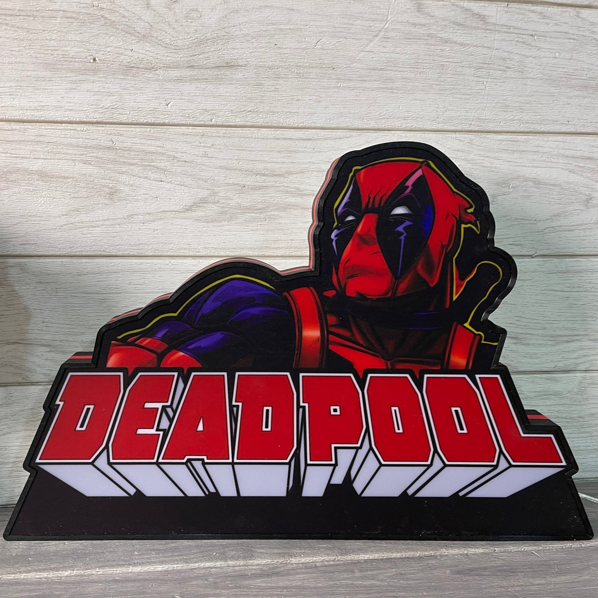 Super Hero Themed Pinball Topper, 20 Inch LED Lightbox Pinball Topper ...