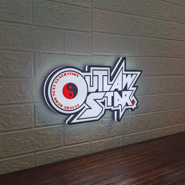 Outlaw Star Logo LED Lamp, Perfect for Anime Fans and Collectors ...