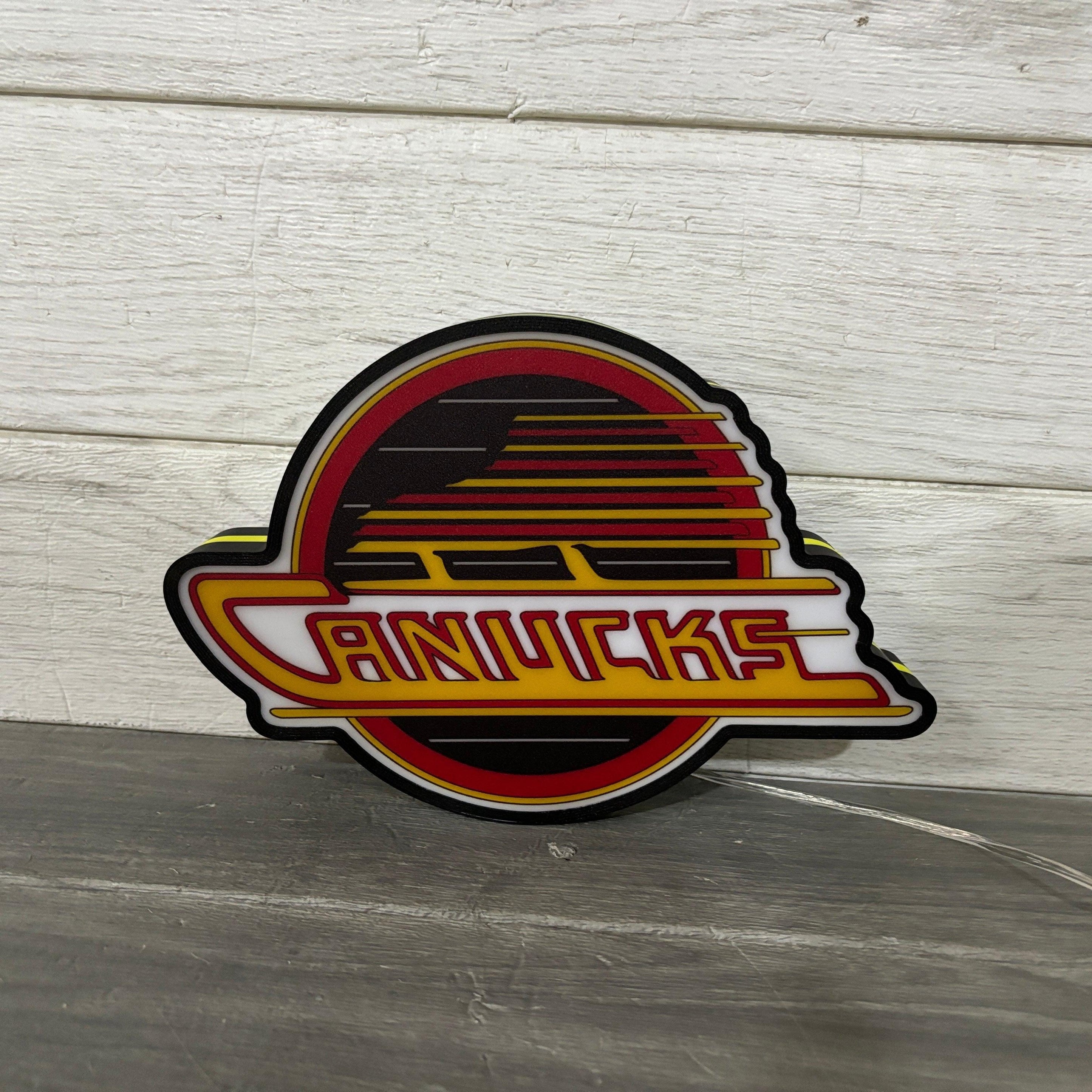 Canucks Skate NHL Led LightBox Sign, Lamp, Hockey Room Decoration – FYLZGO