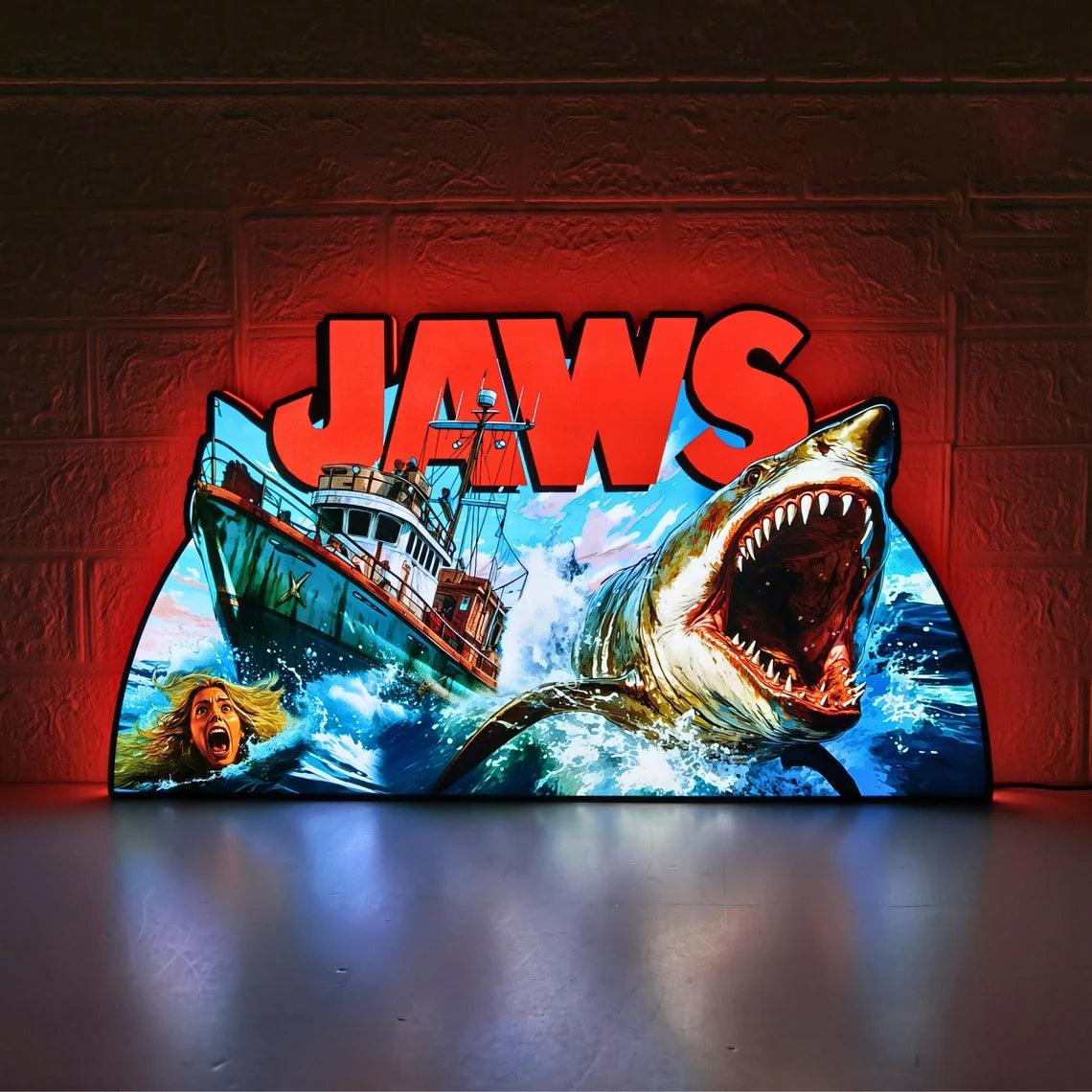 Jaws Pinball Topper, Designed for Stern Jaws Pinball 3D printed ...