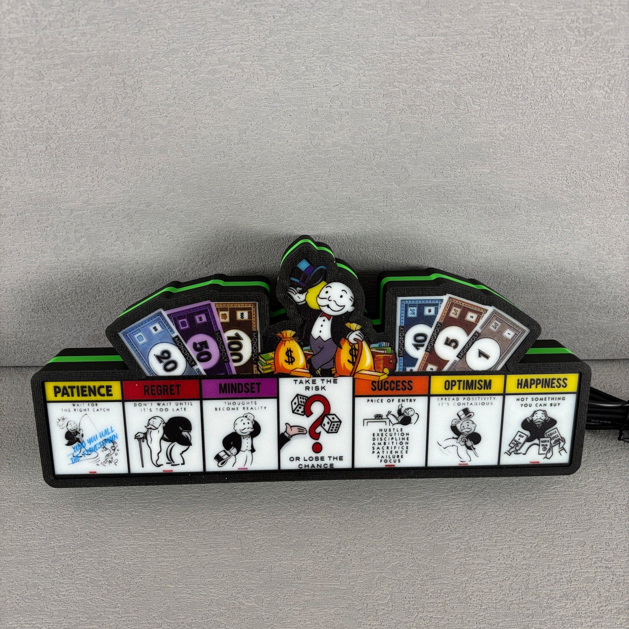Monopoly Pinball Topper LED Lightbox USB Powered Fully Dimmable – FYLZGO