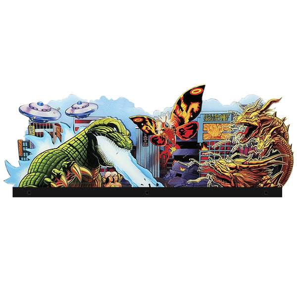 Godzilla Topper Pinball Acrylic LED Topper, for Pinball Machine, Pinba ...