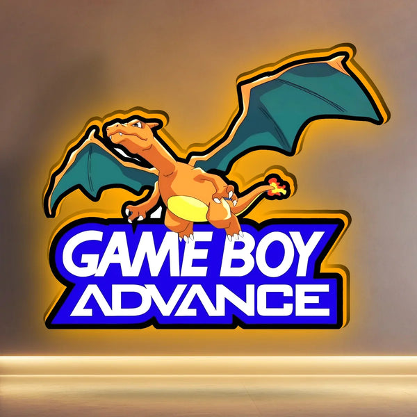 Gameboy advance Pokemon Red Version Rouge Feu LED Light Box, Perfect f ...