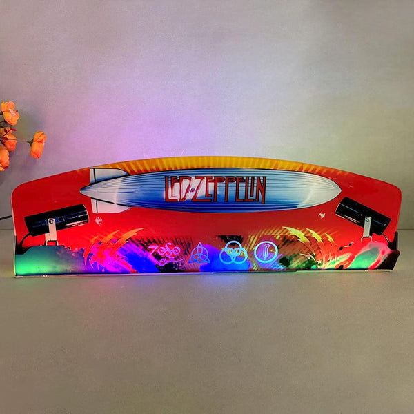 Led Zeppelin Pinball Acrylic LED Topper, for Pinball Machine, Pinball ...