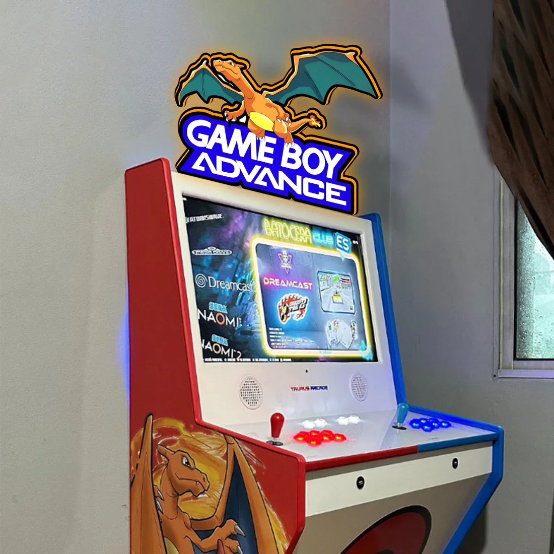 Gameboy advance Pokemon Red Version Rouge Feu LED Light Box, Perfect f ...