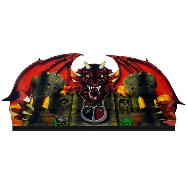 Medieval Madness Remake Pinball Machine Lit Topper, MMR Topper Acrylic ...