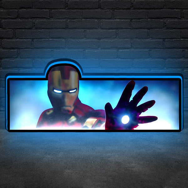 Iron Man topper, Pinball Topper LED Lightbox, 3D Printed Lightbox Rock ...