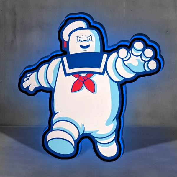 Ghostbusters Stay Puft 3D Lightbox USB Powered with Dimming Control Pe ...