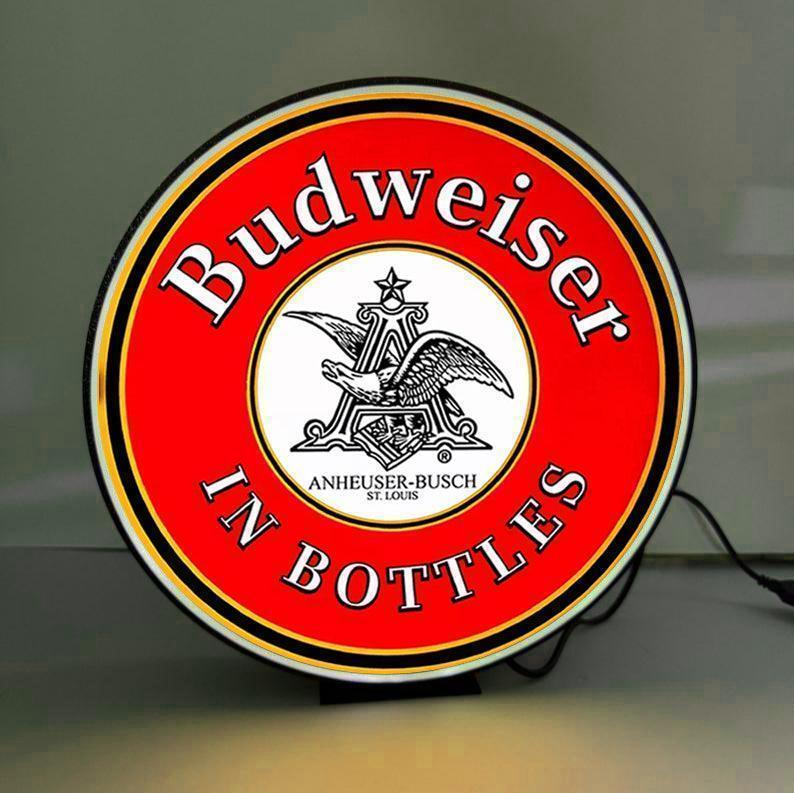 Budweiser 3D printed lightbox logo led light box – FYLZGO Signs