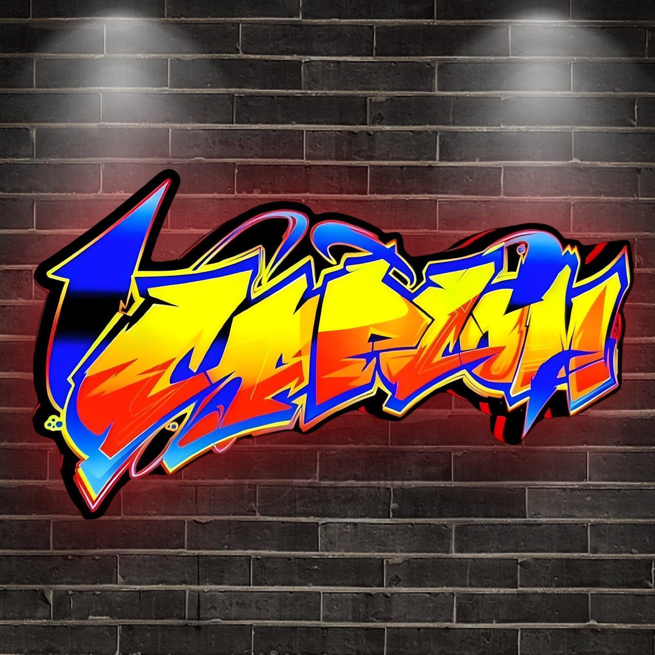Cap Graffiti Light Sings Club Game Lightbox 3D Printed LED Lightbox ...