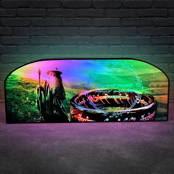 Lord Of The Rings Pinball Topper 3D Printed LED Led Lightbox, LOTR Lig ...