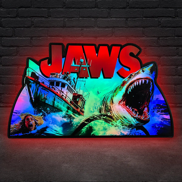Jaws Pinball Topper, Designed for Stern Jaws Pinball 3D printed ...