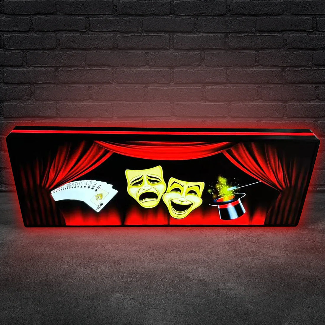 Theatre of Magic Pinball Topper LED Lightbox, 3D Printed Lightbox Rock ...