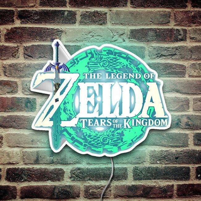 Legend of Zelda Tears of the Kingdom Sign LED Sign Handmade Triforce N ...