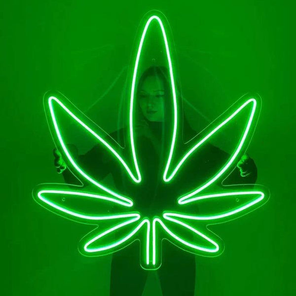 Marijuana Leaf Neon Signs – FYLZGO Signs