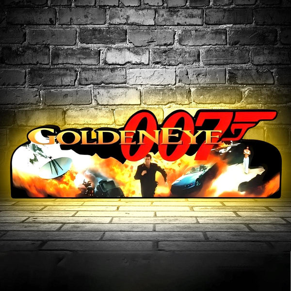 Goldeneye 007 Pinball Topper LED Light Box USB Powered Fully Dimmable ...