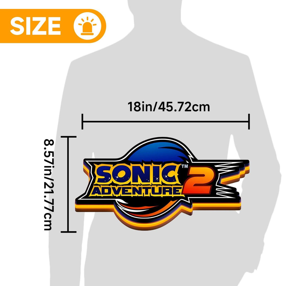 Sonic Adventure 2 3D Printed LED Lightbox Game Lightbox – FYLZGO Signs