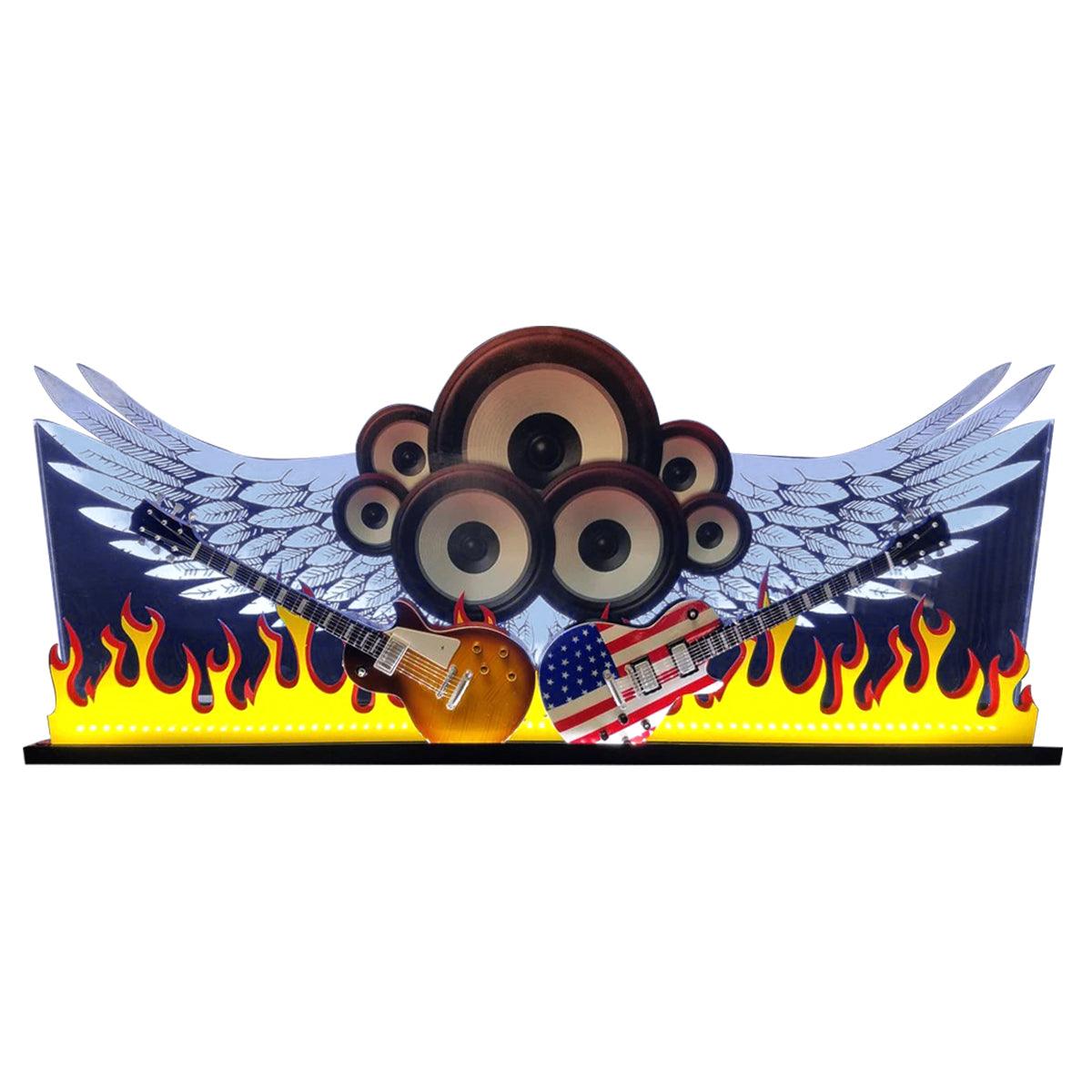 Aeromsith Pinball Acrylic LED Topper, for Pinball Machine, Pinball Top ...