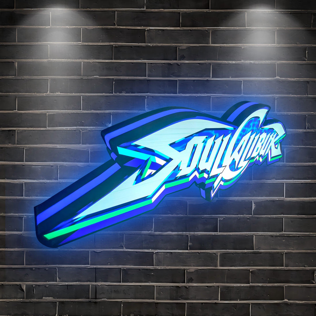 Soul Calibur 3D Printed LED Lightbox for Gaming Room Decor – FYLZGO Signs