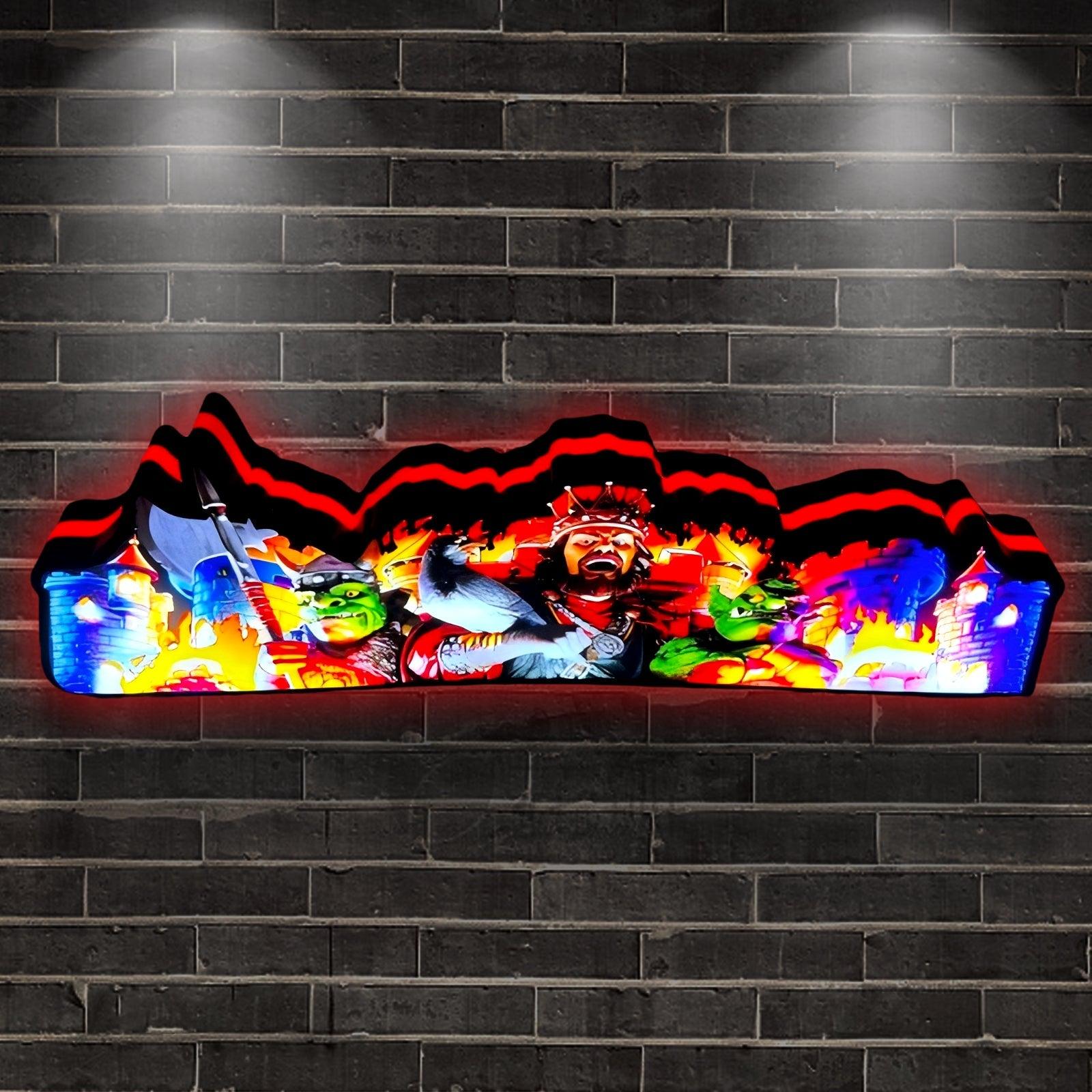 Medieval Madness Pinball Topper LED Lightbox Fire Inspiration, Pinball ...
