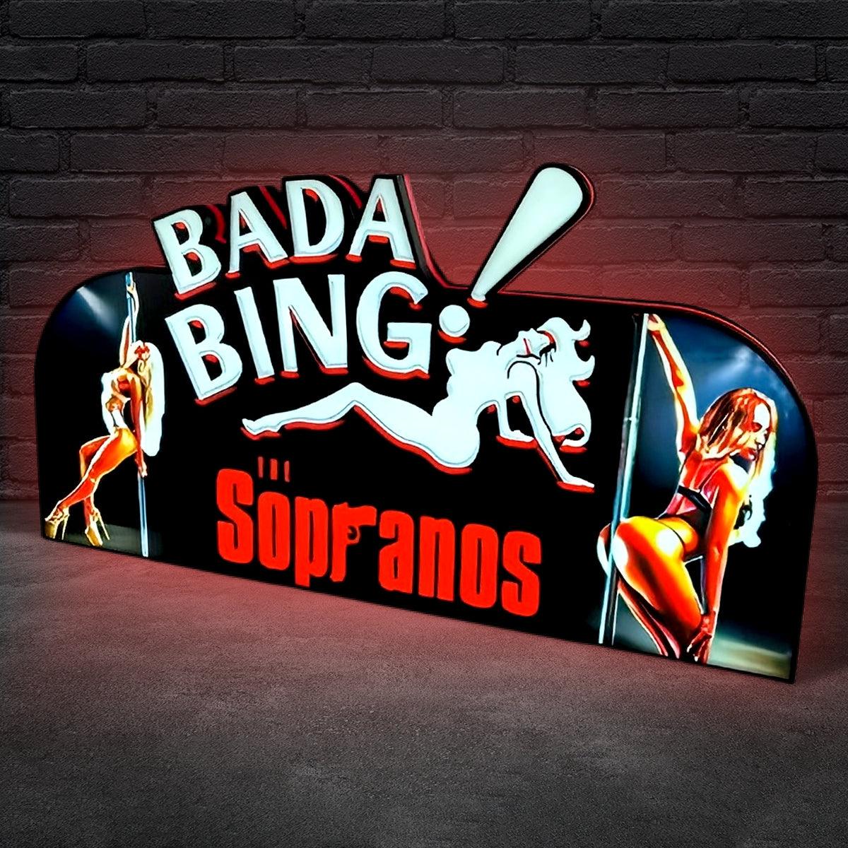 The Bada Bing Pinball Topper, Sopranos LED Pinball Topper with Dimming ...